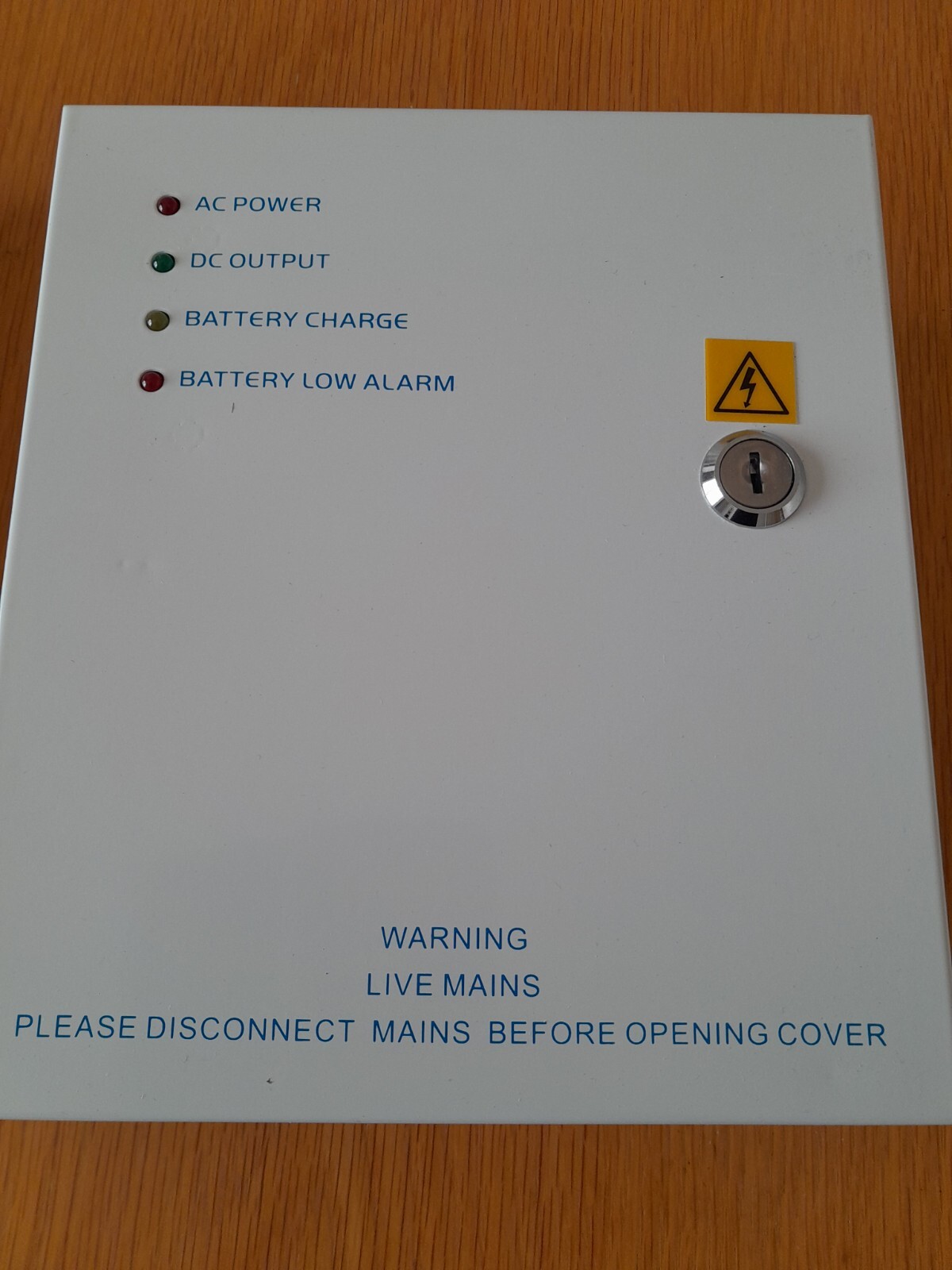 AS9101 Metal Box Power Supply 12vDC 2Amp With Lock and Tamper Switch | eBay