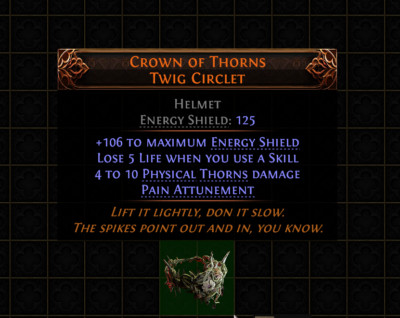 💥Path Of Exile 2💥Dawn Of The Hunt💥Helmet💥Crown Of Thorns Twig Circlet ...