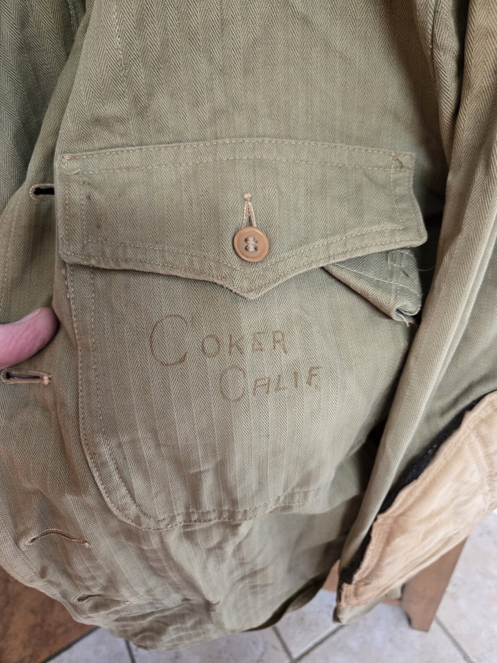 WW2 USMC HBT Shooting Jacket / Mario Mirabelli Made | eBay