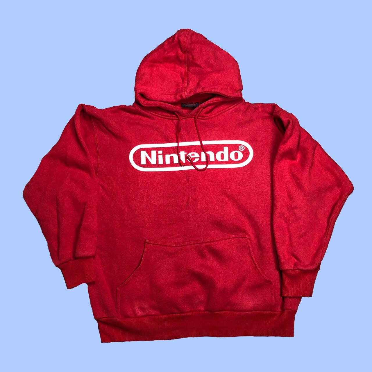 2000s 2004 Nintendo Classic Logo Red Vintage Hoodie L… - Gem
