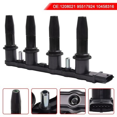 6 Pin Ignition Coil Pack for Vauxhall Vectra Astra Meriva Zafira 1.6 1. ...