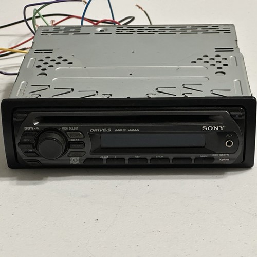 Sony CDX-GT21W FM/AM CD Player MP3 WMA Detachable Face Plate Untested ...