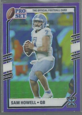 Sam Howell 2022 Leaf Pro Set Chrome PURPLE Rookie R/C | eBay