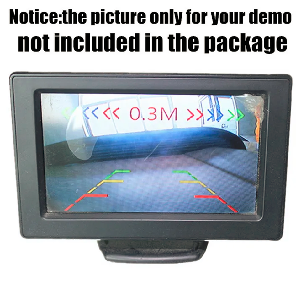 2in1 Car Parking Reversing Sensor Radar Rear View Backup Camera Alarm ...