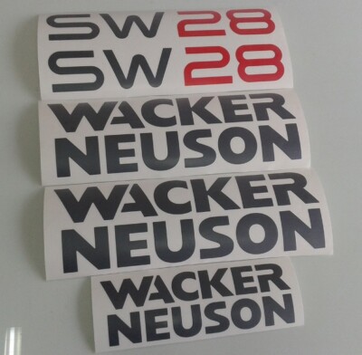 SW 24 28 ST 35 45 DECAL KIT STICKER SET WACKER NEUSON | eBay