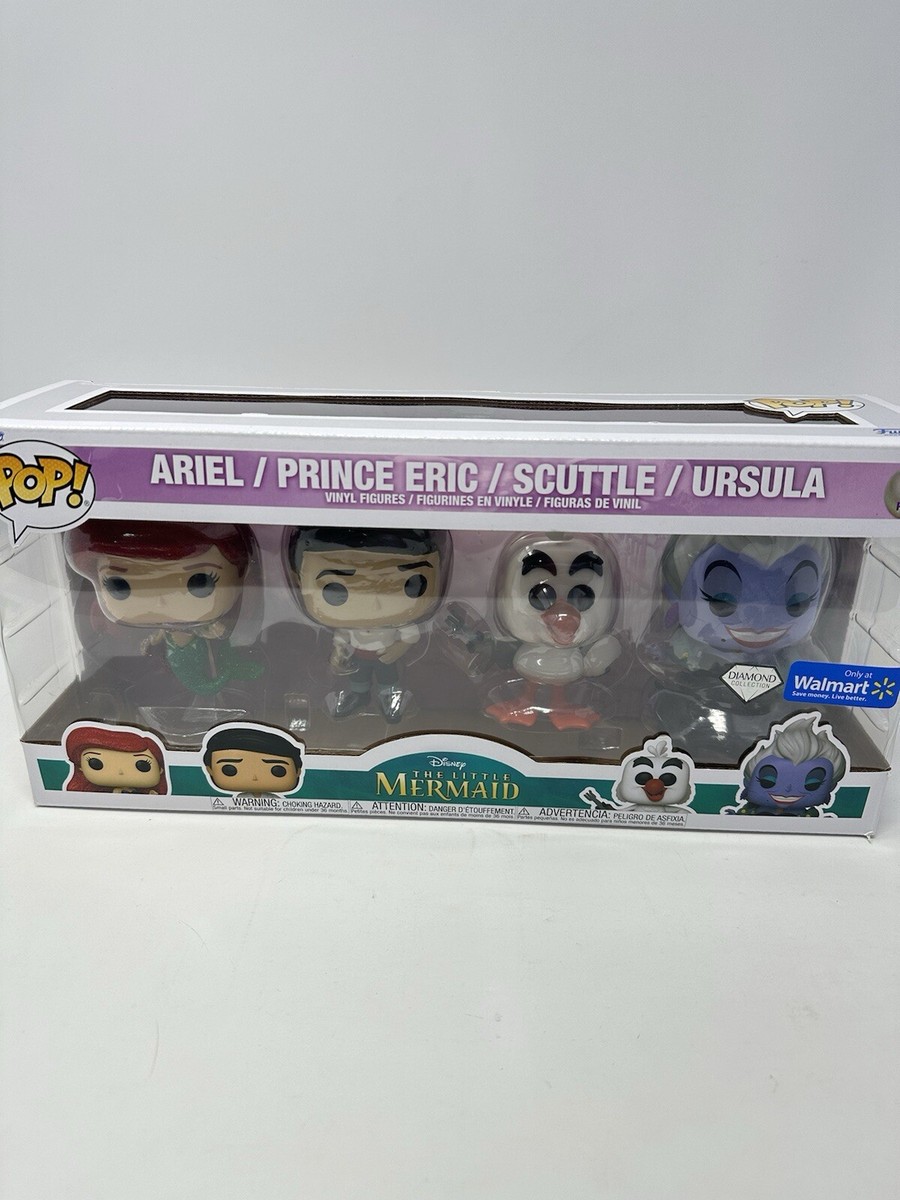 Funko Pop! Disney The Little Mermaid 4 Pack WMT Exclusive Funko Pop! Disney The Little Mermaid 4 Pack WMT Exclusive