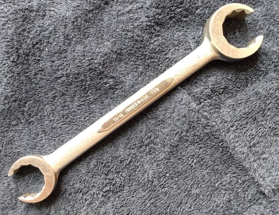 Duro-Chrome 15/16" X 1-1/8" Line Wrench Model 372A Made in USA | eBay
