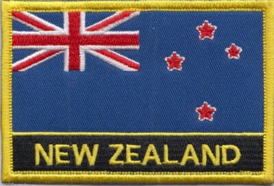 New Zealand Flag Embroidered Patch - Sew or Iron on | eBay UK