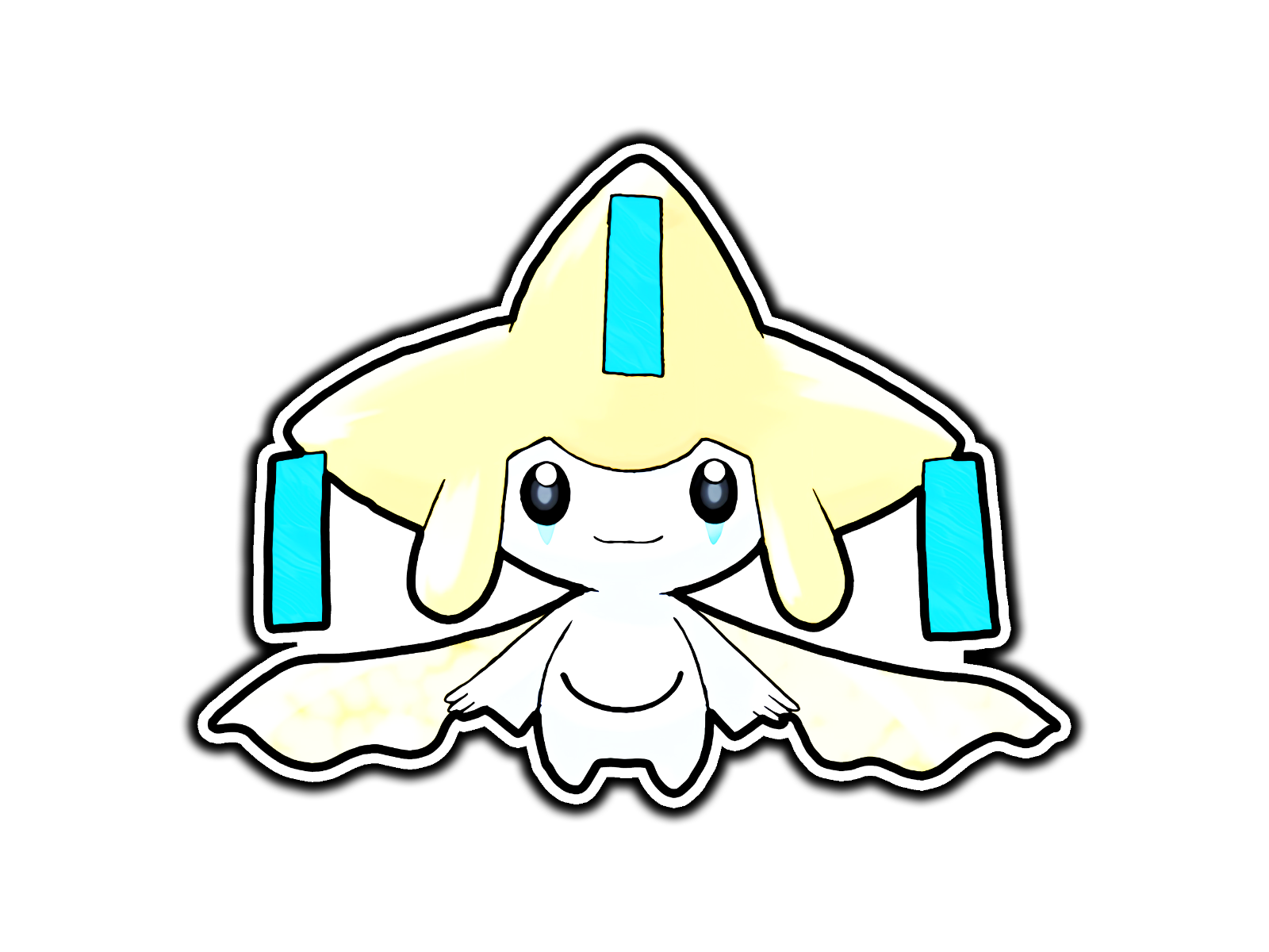Jirachi Waterproof Vinyl Sticker Decal Die-Cut | eBay