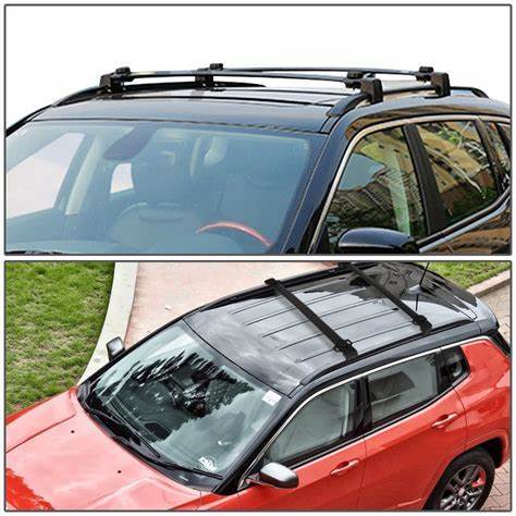 Cross Bar For 2017-2019 Jeep Compass Roof Rack CrossBar Luggage Cargo ...