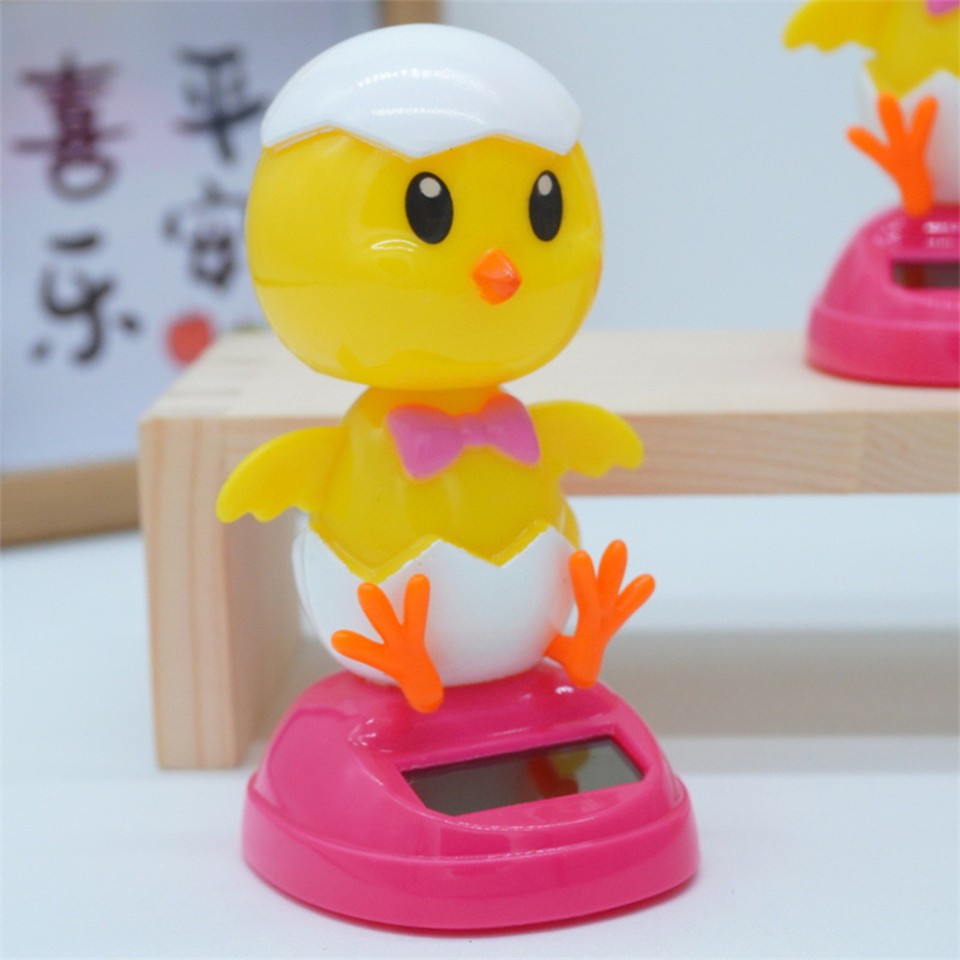 1pc Solar Dancing Toy Chicken Solar Powered Dancing Toys For Desk Home ...
