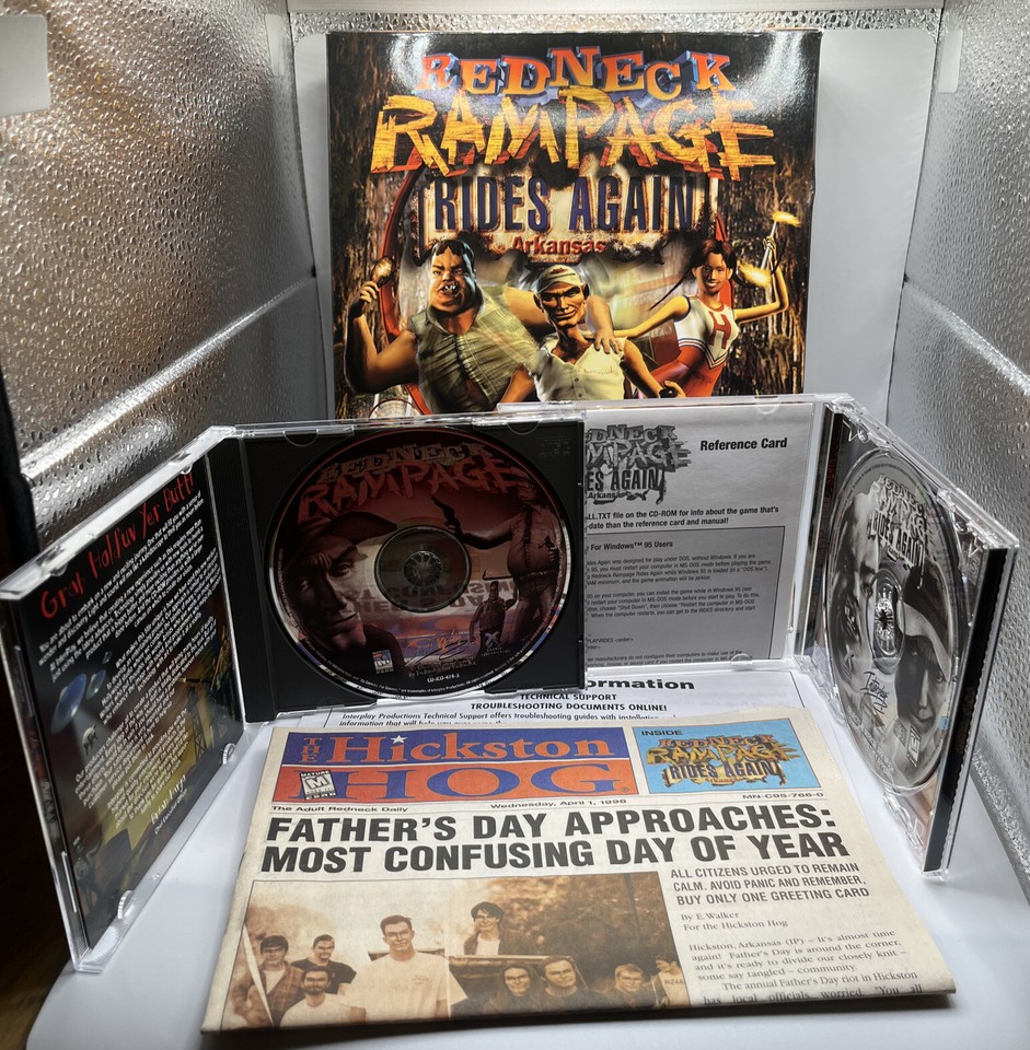 Redneck Rampage Rides Again PC 1998 Big Box New Open Box Cd Rom DOS ...