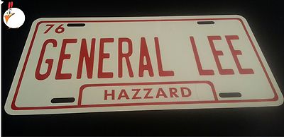 GENERAL LEE, DUKES OF HAZZARD LICENSE PLATE, GENERAL LEE, 69 CHARGER ...