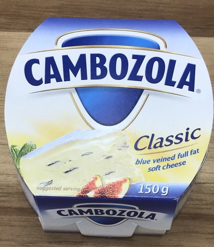 Cambozola Cheese 2 X 150g German , Blue Viened , Full Fat , Soft Brie ...