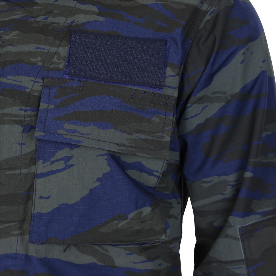 Greek Airforce Blue Lizard Camo Field Jacket Original Surplus Cotton ...