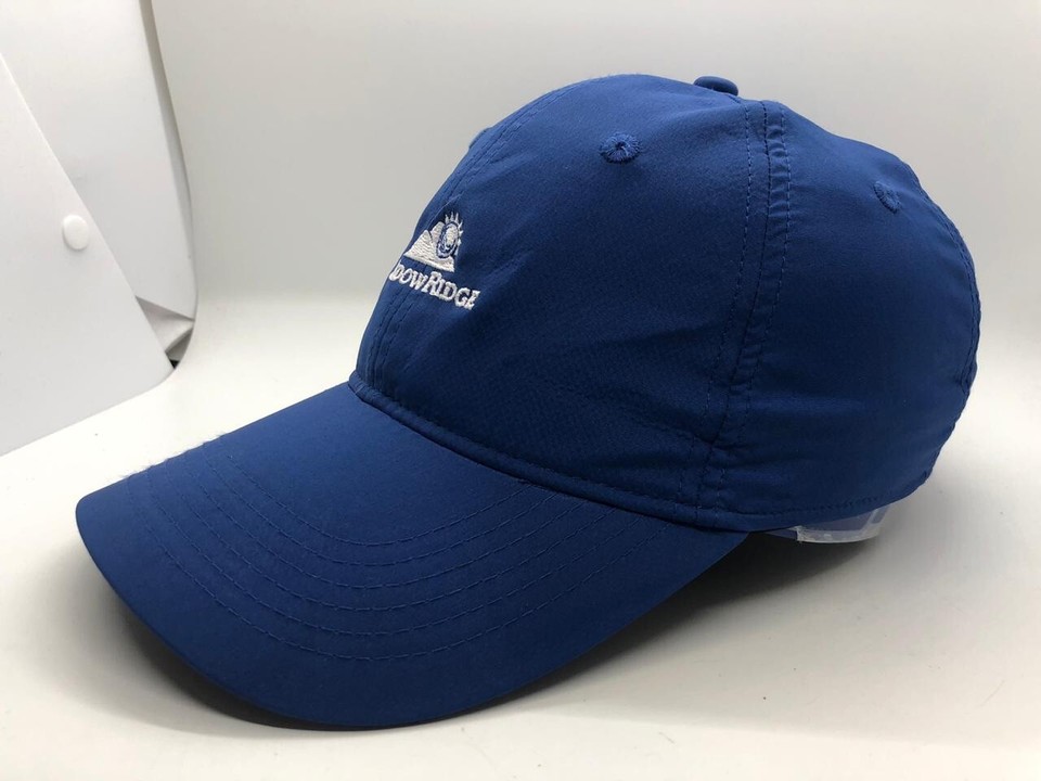Shadow Ridge Golf Club Cap Hat Adult Adjustable Polyester Blue Ahead | eBay