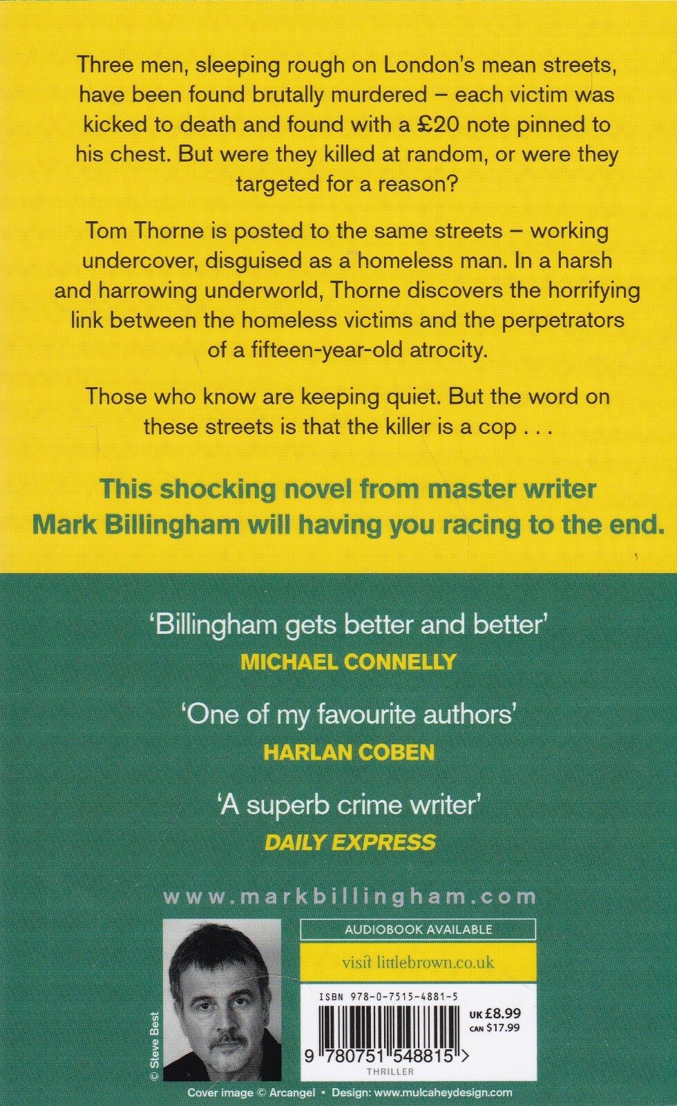 Mark Billingham Books x 3 - Tom Thorne Novels 4, 5, & 6 Paperback ...
