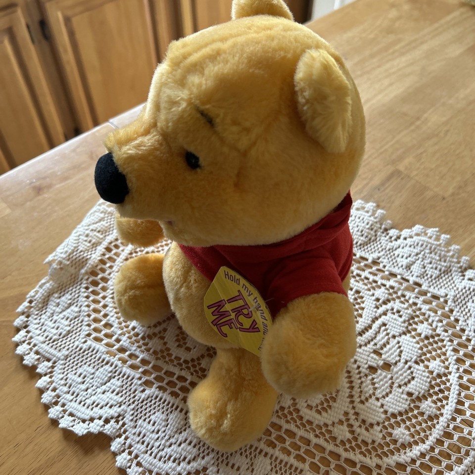 Vintage Mattel Winnie The Pooh Chat Pal Talking Animated 10” Plush 1999 ...