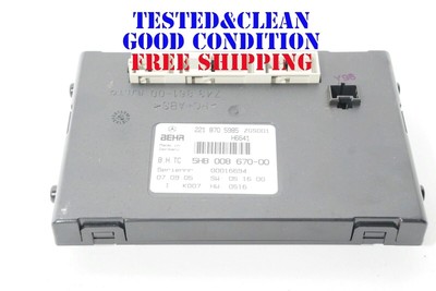 07 08 09 MERCEDES-BENZ S550 W221 AC A/C HEATER CLIMATE CONTROL MODULE ...