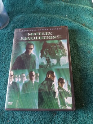 The Matrix Revolutions DVD Two-Disc Full Screen Edition | eBay