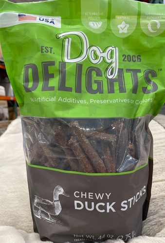 1 Pack of Dog Delights Chewy Duck Sticks 44oz | eBay