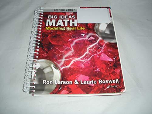 Big Ideas Math: Modeling Real Life ..., Ron Larson, Lau 1635988918 | eBay