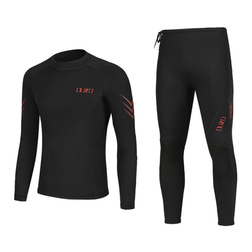 1.5MM Neoprene Diving Suit Men's Split Long Sleeve Top Diving Surfing ...