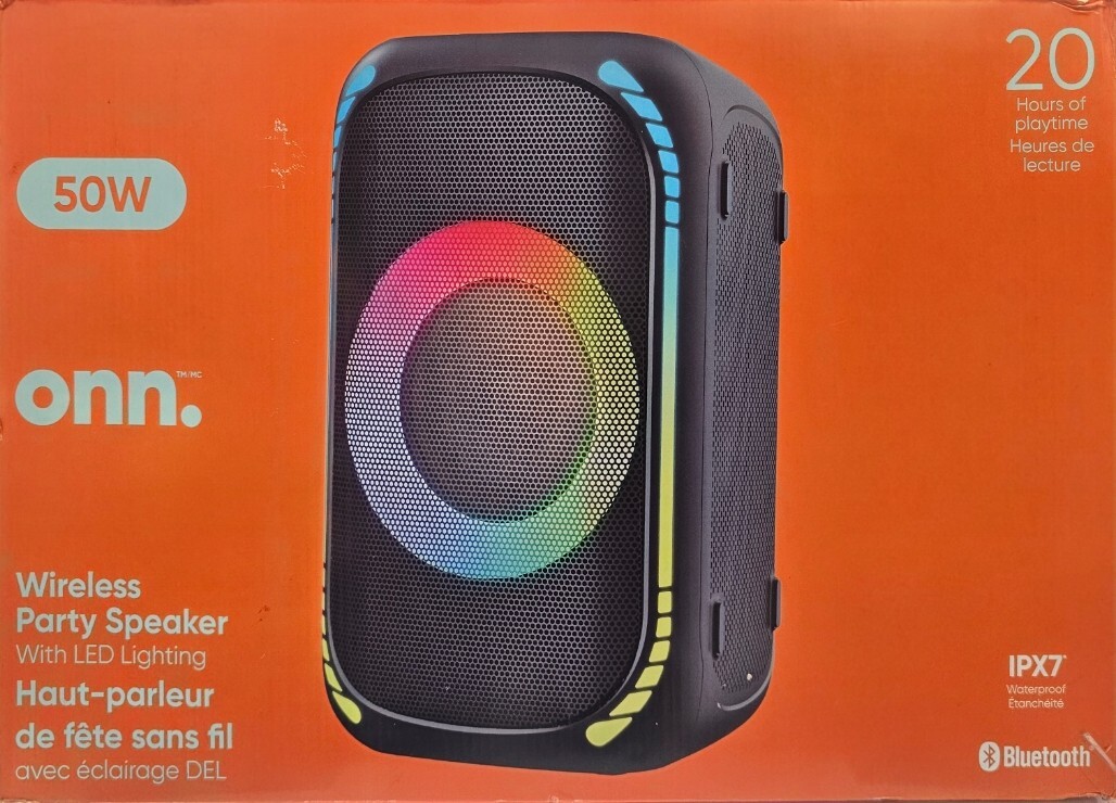 onn bluetooth party speaker | eBay