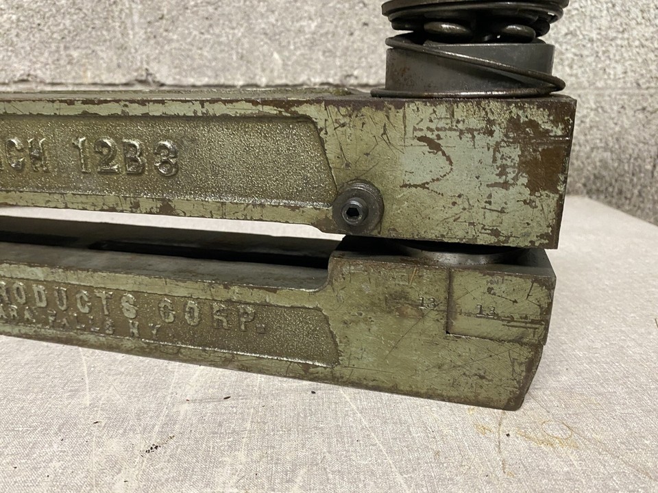 UNIPUNCH 12B3 C-Frame Punch/Die Press Punch | eBay