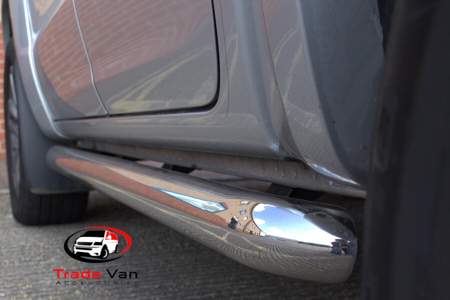 FORD CUSTOM SIDE BARS SPORTLINE LWB OEM QUALITY STAINLESS STEEL ...