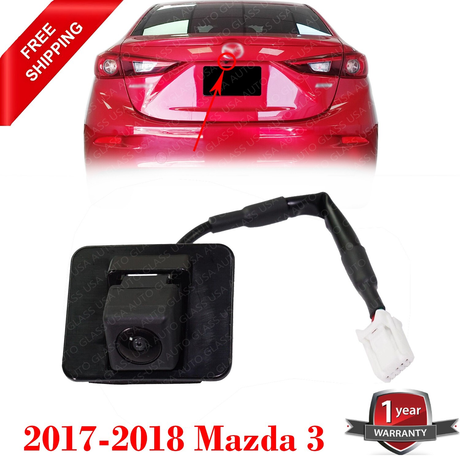 Rear View Back Up Camera For 2017-2018 Mazda 3 Sedan Models | eBay