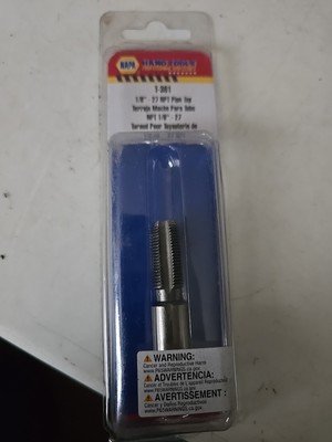 NAPA THREAD REPAIR TAP 1/8"-27 NPT PIPE TAP (F) | eBay