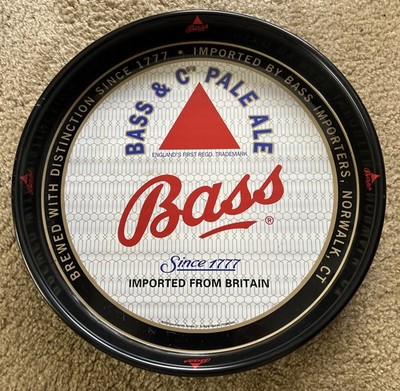 2003 Bass Beer 13” Tin Serving Tray Bass & Co Pale Ale Man Cave Barware ...