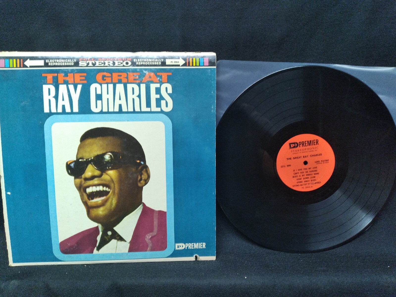 Ray Charles The Great Ray Charles vinyl LP Premier Albums PS 2004 1962 ...