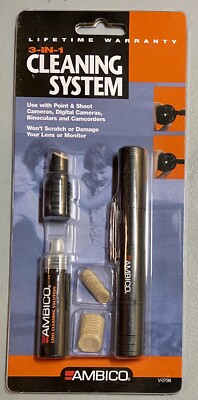 Ambico Lens Cleaning Pen Kit System for Digital SLR Cameras DSLR ...