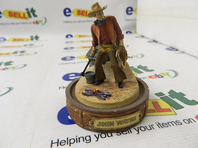 Rare John Wayne Miniature Figurine Hand Painted "Wrangler" | eBay