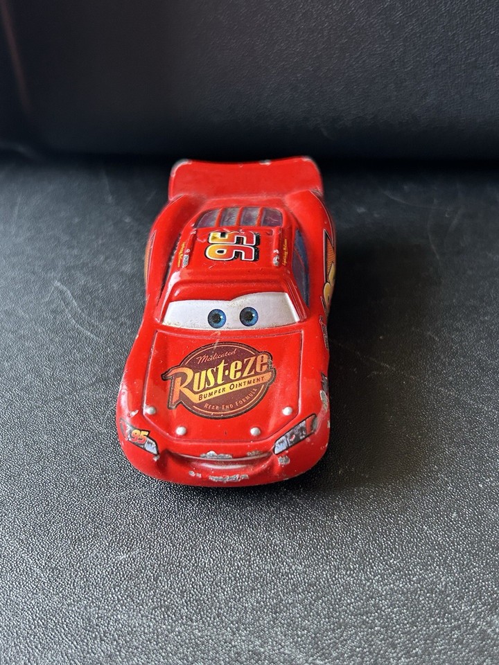 Disney Pixar Lightning McQueen Cars Diecast #95 Rusteze Fast Race Car 1 ...