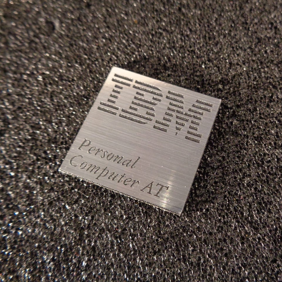 IBM PC AT Logo Label Decal Case Sticker Badge [538] | eBay