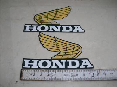 Honda Oldtimer TL 125 Monkey Tank Aufkleber Flügel Wing Sticker 10,5x6 ...
