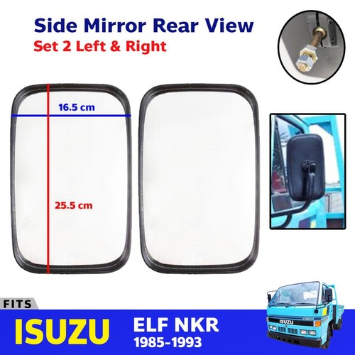 For Isuzu ELF NPR NQR 150 Truck 1995-05 Side Door Mirror Rear View Pair ...