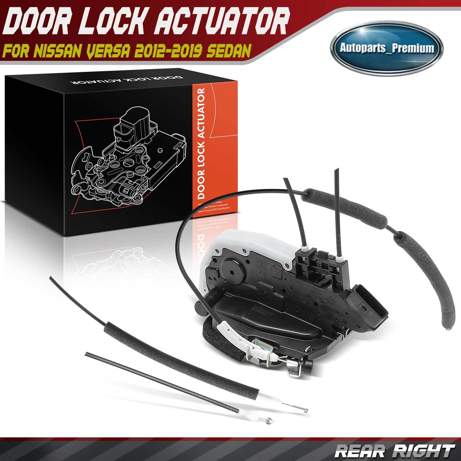 Door Lock Actuator for Nissan Versa 2012 2013-2019 w/ Power Locks Sedan ...