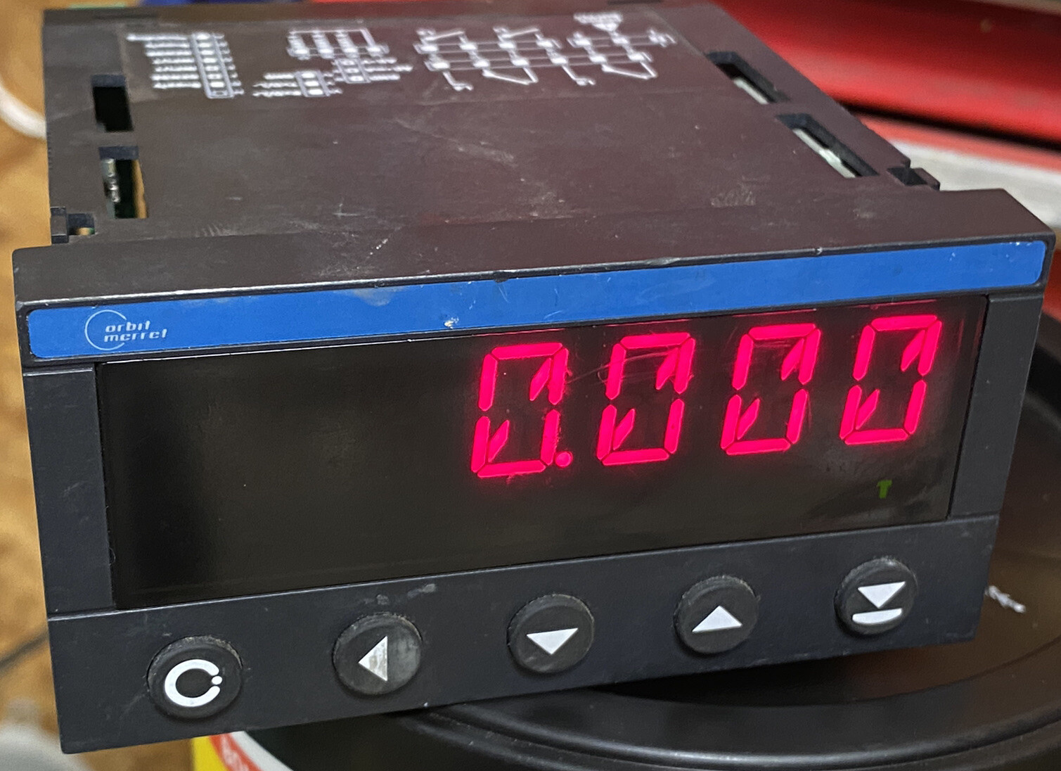 ORBIT MERRET Programmable Panel Meter OM 502T-001101-00 1~4 2~8 4~16 mV ...