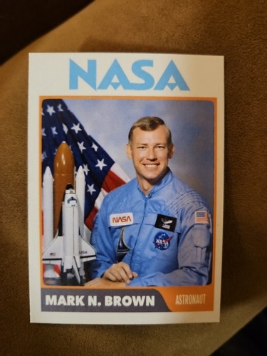 Mark Brown Custom Signed Card - NASA Astronaut | eBay