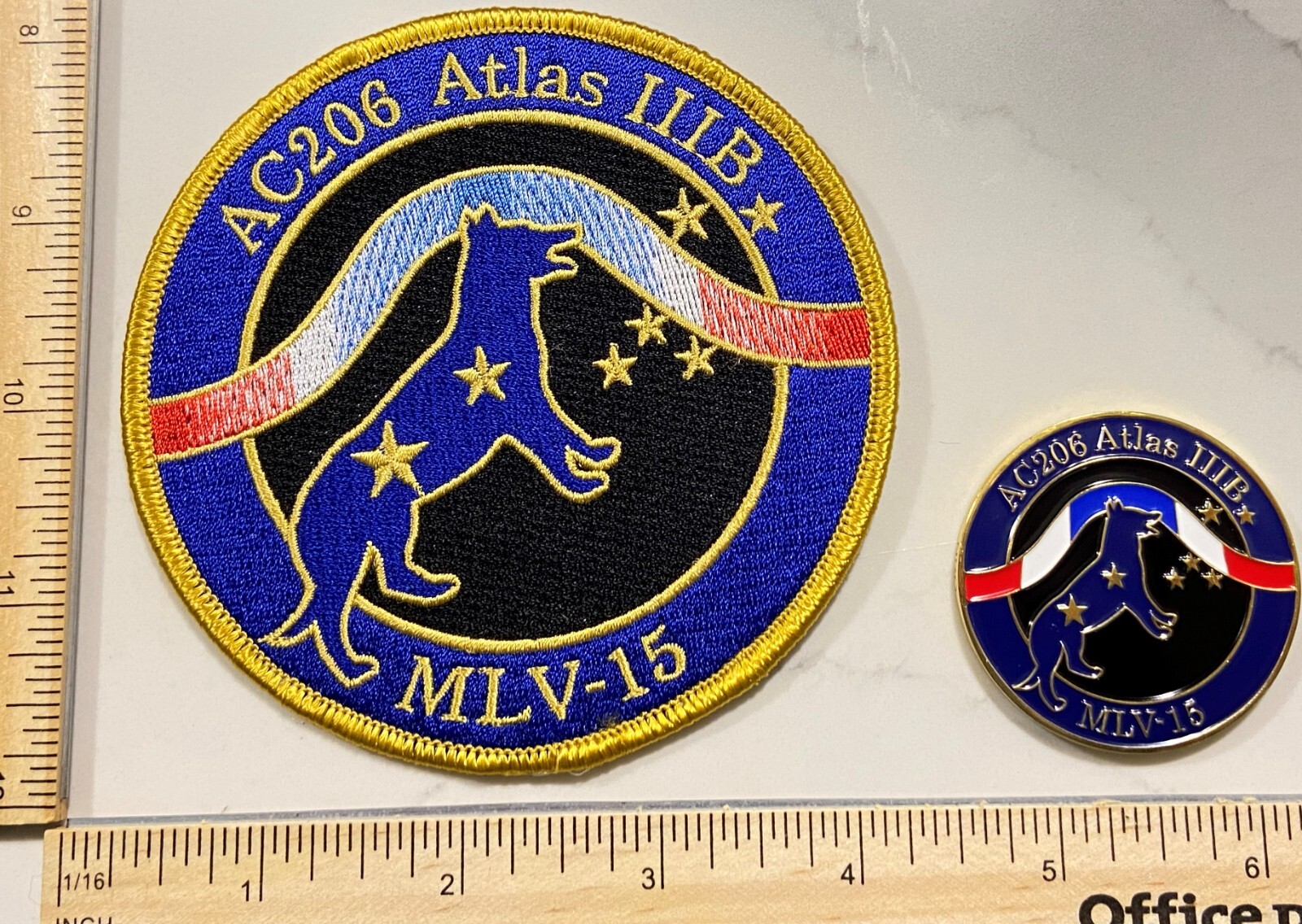MILITARY BLACK OPS NRO COIN & PATCH - NROL-23 VER (b) CANIN MINOR MLV ...