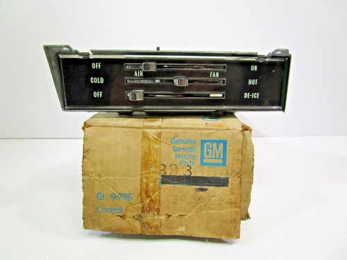 NOS GM 1968 CHEVROLET CHEVELLE HEATER CONTROL HOUSING ASSEMBLY #3938542 ...