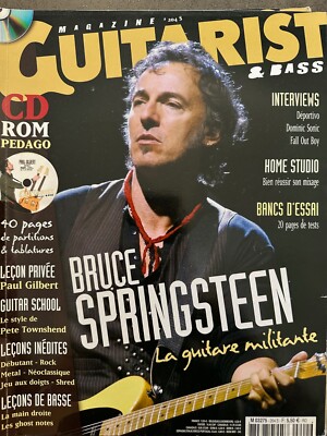 Magazine Guitarist & bass n°204, Bruce Springsteen, Fall Out Boy ...