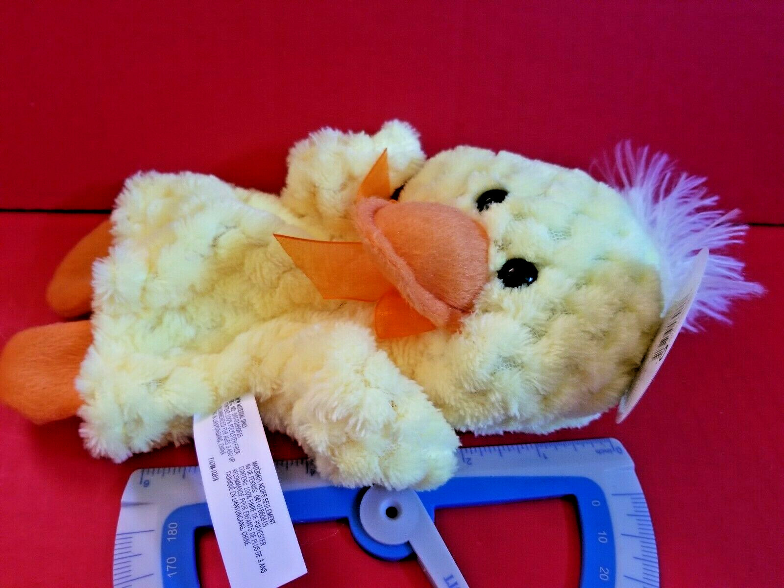 Yellow Duck Hand Puppet Goffa Pastel Handpuppet Pretend Play Soft Plush ...