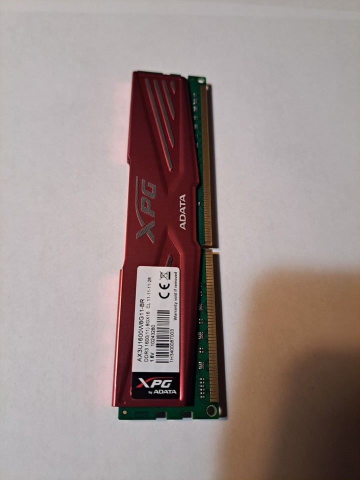 XPG Adata PC3-12800 8GB DIMM 1600 MHz DDR3 SDRAM Memory ax3u1600w8g11 ...