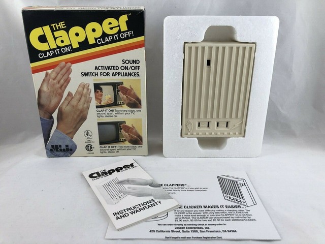 The Clapper Vintage 1984 Original Authentic Clap On Clap Off Sound ...