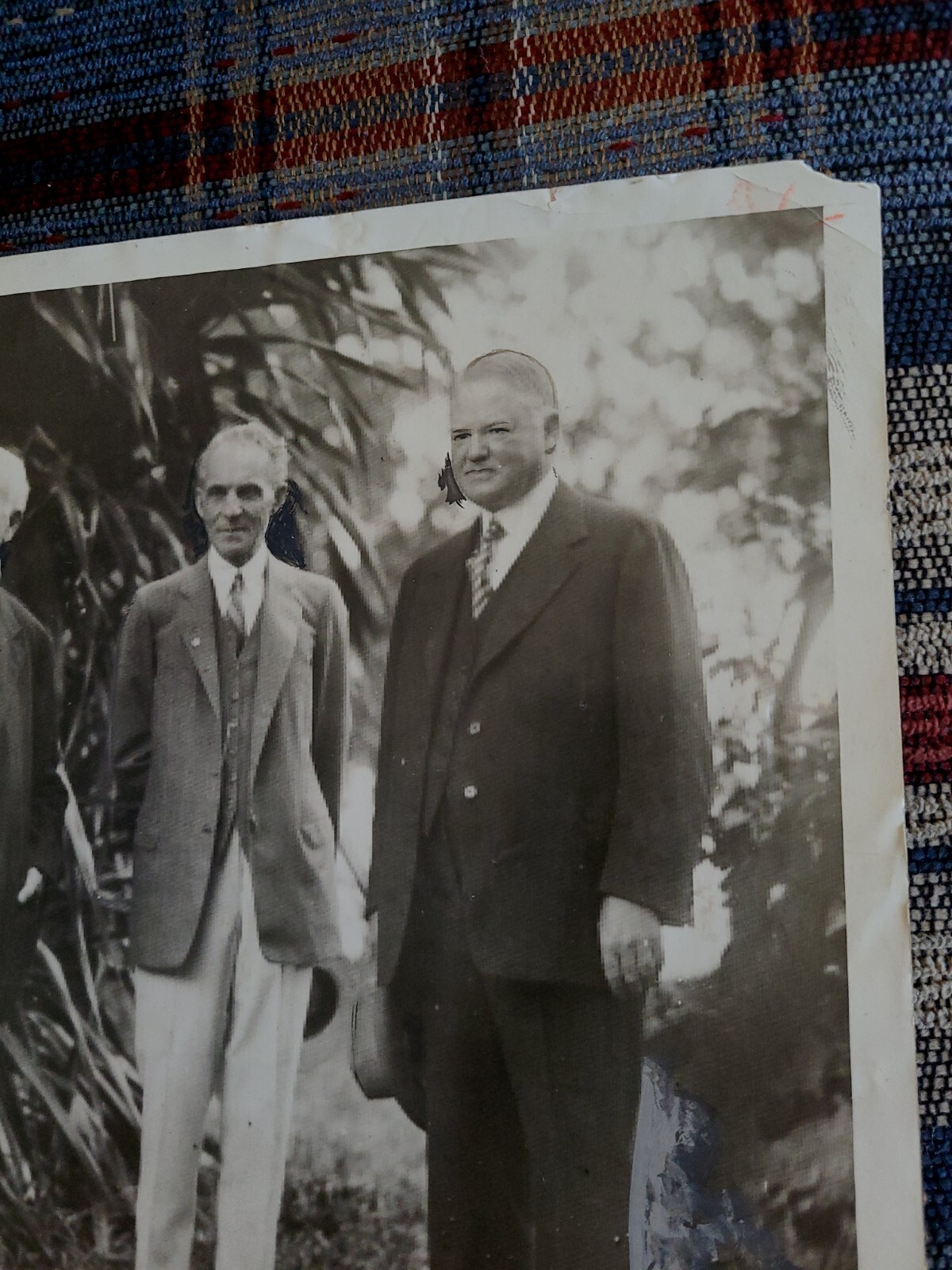 1929 THOMAS EDISON HENRY FORD HENRY FIRESTONE PHOTO AMERICAN BUSINESS ...